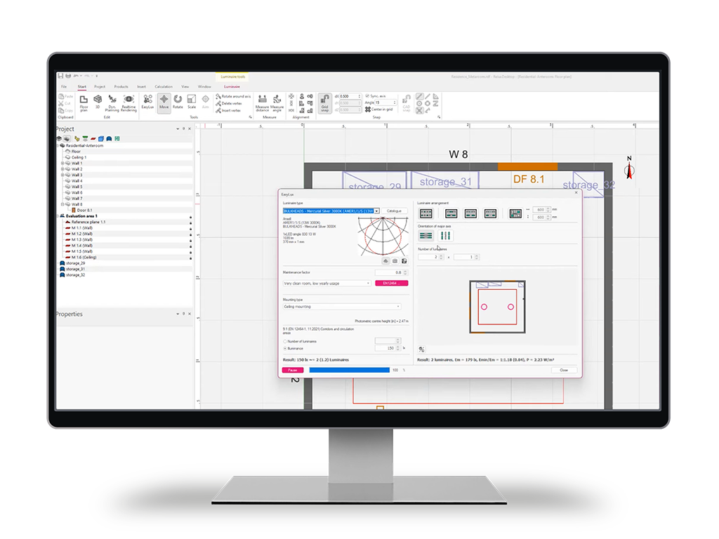 ReluxDesktop – kostenlose Software für professionelle Lichtplanung