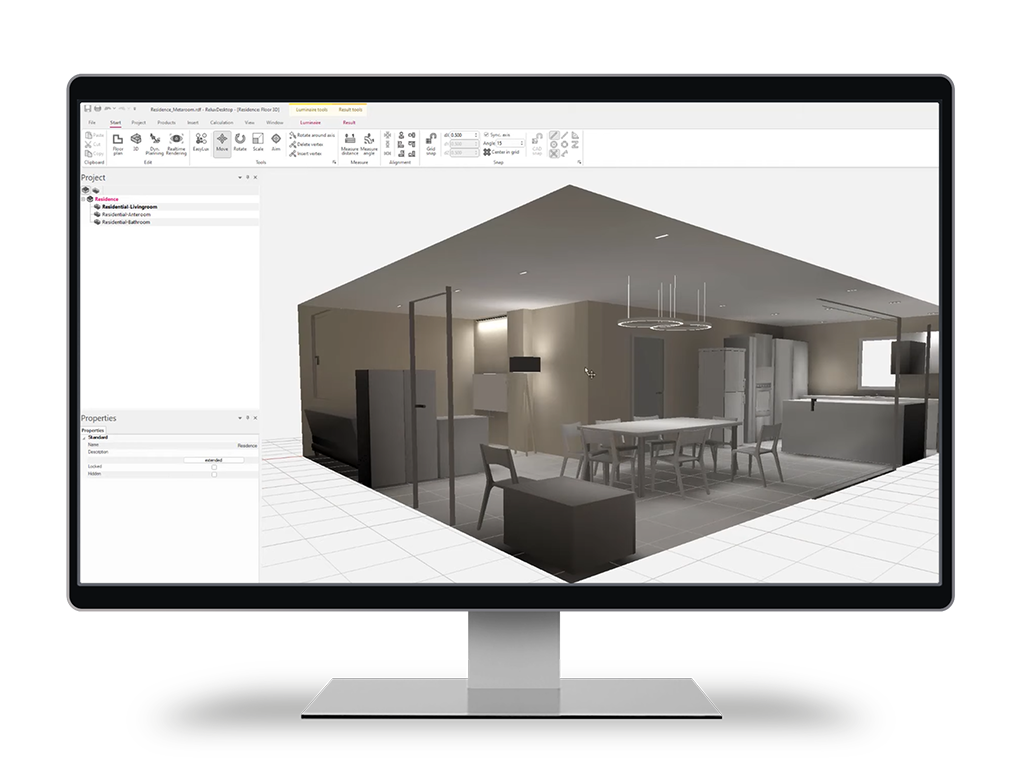ReluxDesktop – free software for professional lighting planning
