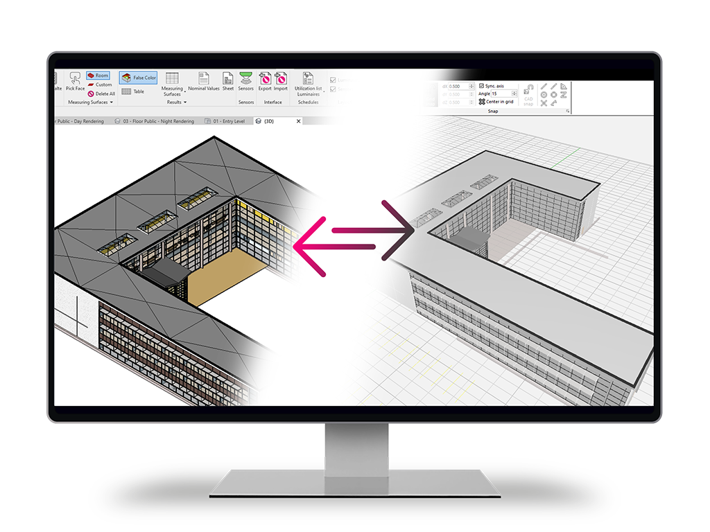 ReluxCAD for Revit – Lighting planning in Autodesk Revit