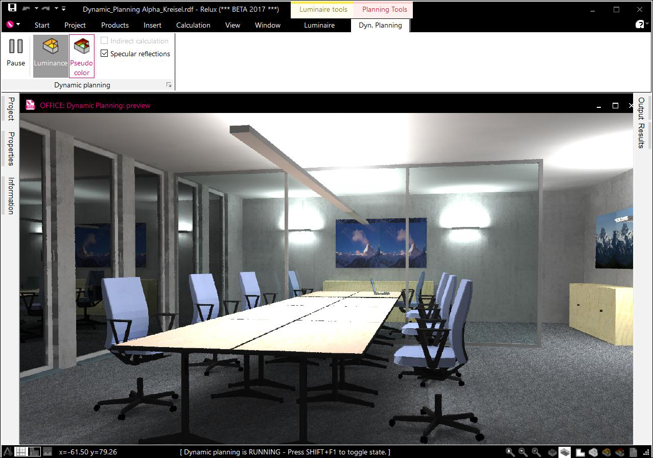 Dynamic Planning | ReluxDesktop | RELUX Informatik AG
