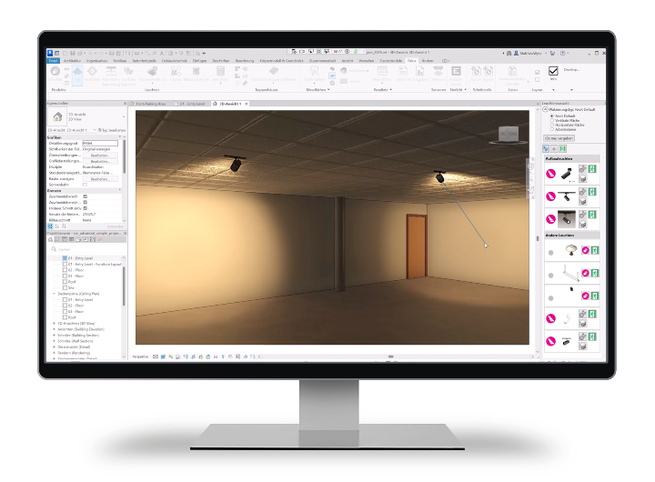 ReluxCAD for Revit | BIM/CAD | Lichtplanung