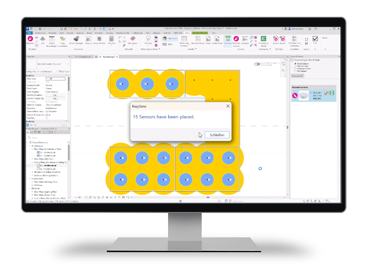 ReluxCAD for Revit – Lighting planning in Autodesk Revit